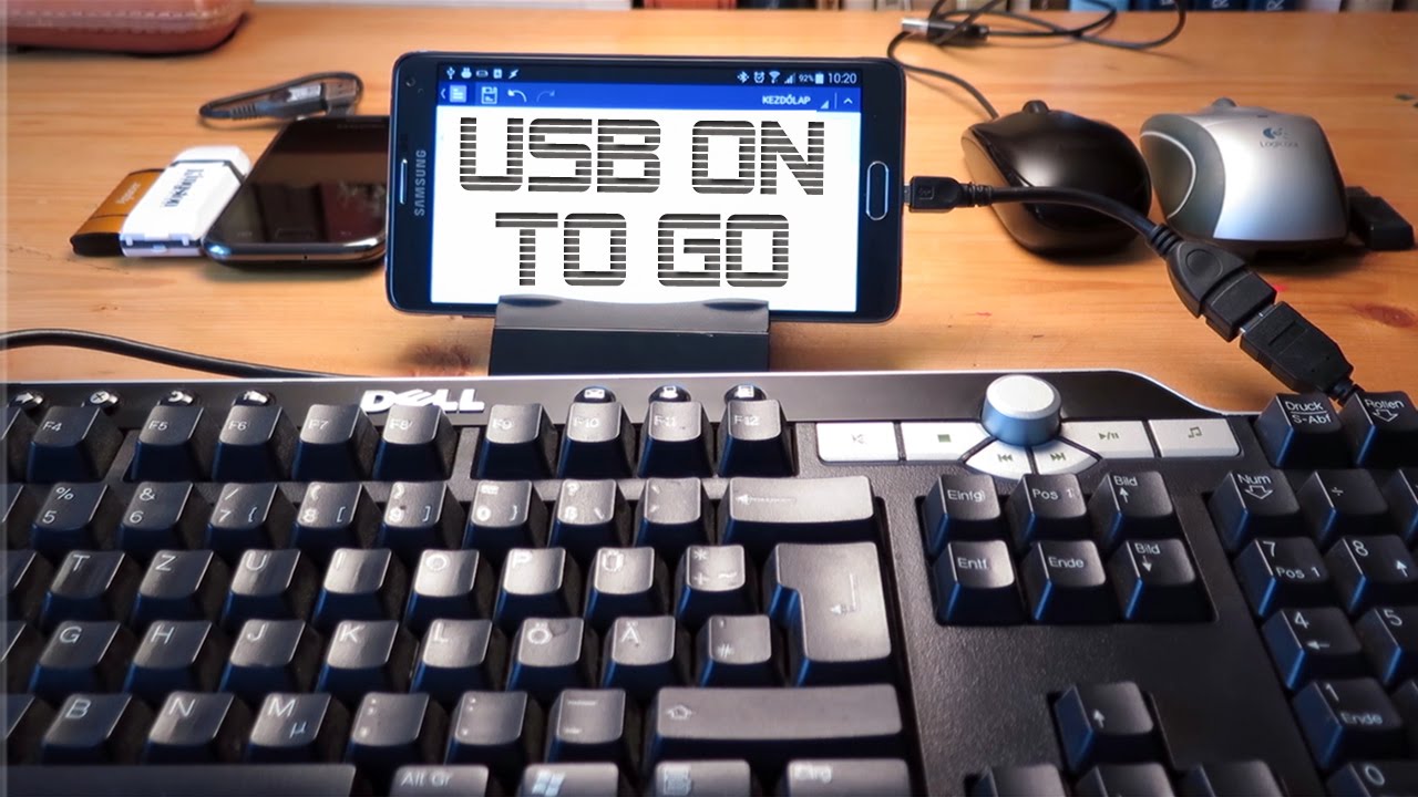 Samsung Galaxy Note 4 USB OTG (USB Host) - YouTube