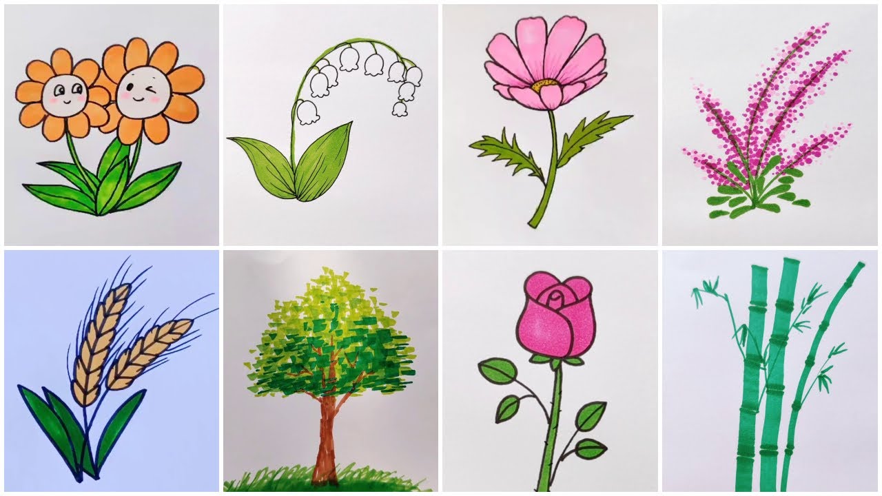 Elaborate Easy To Draw Flowers