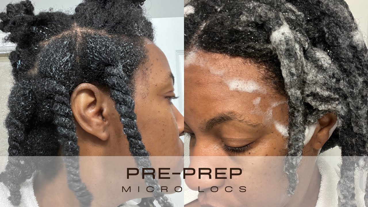 Pre-prep | DIY Starter Micro Locs - YouTube