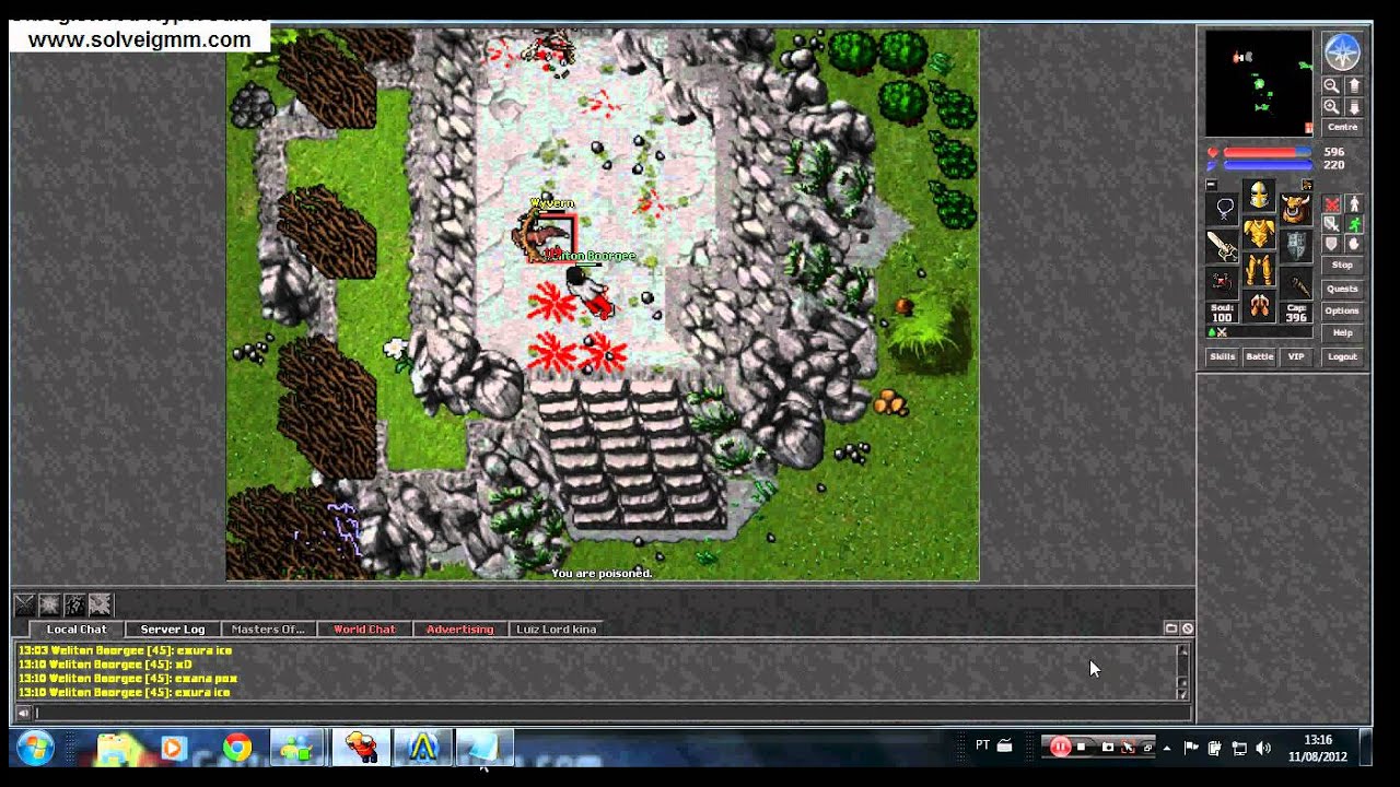 matando wyvern tibia - YouTube