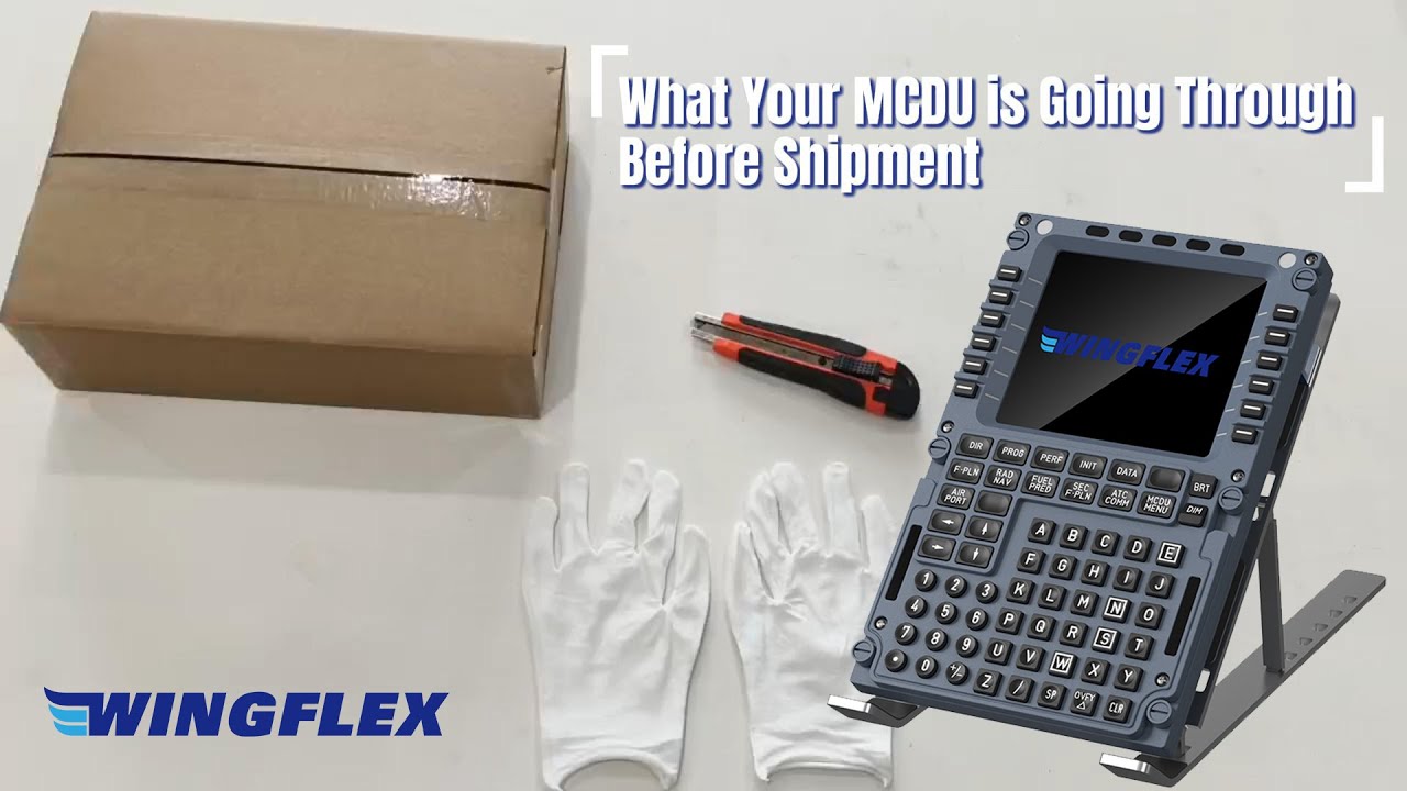 What is Your WINGFLEX MCDU is Going Through Before Shipment - YouTube