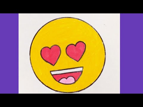 How to draw a emoji easy step by step - YouTube