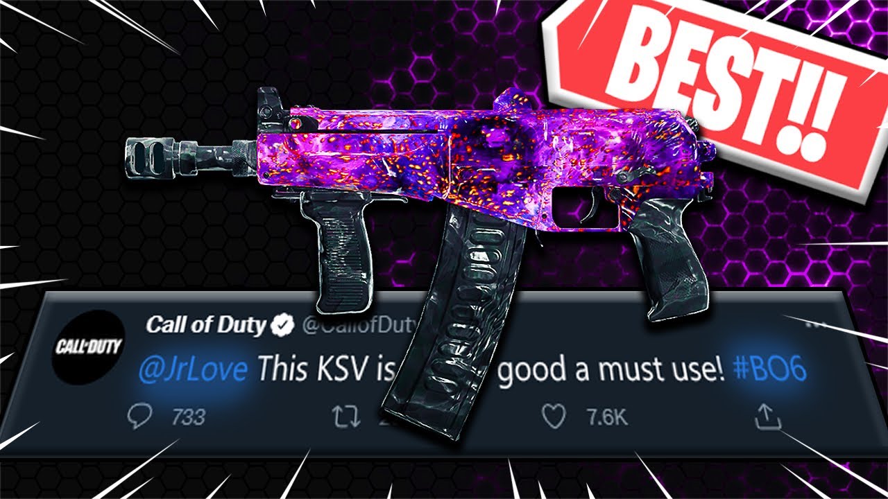 the #1 BEST KSV CLASS in BLACK OPS 6 (BEST KSV CLASS BO6) - YouTube