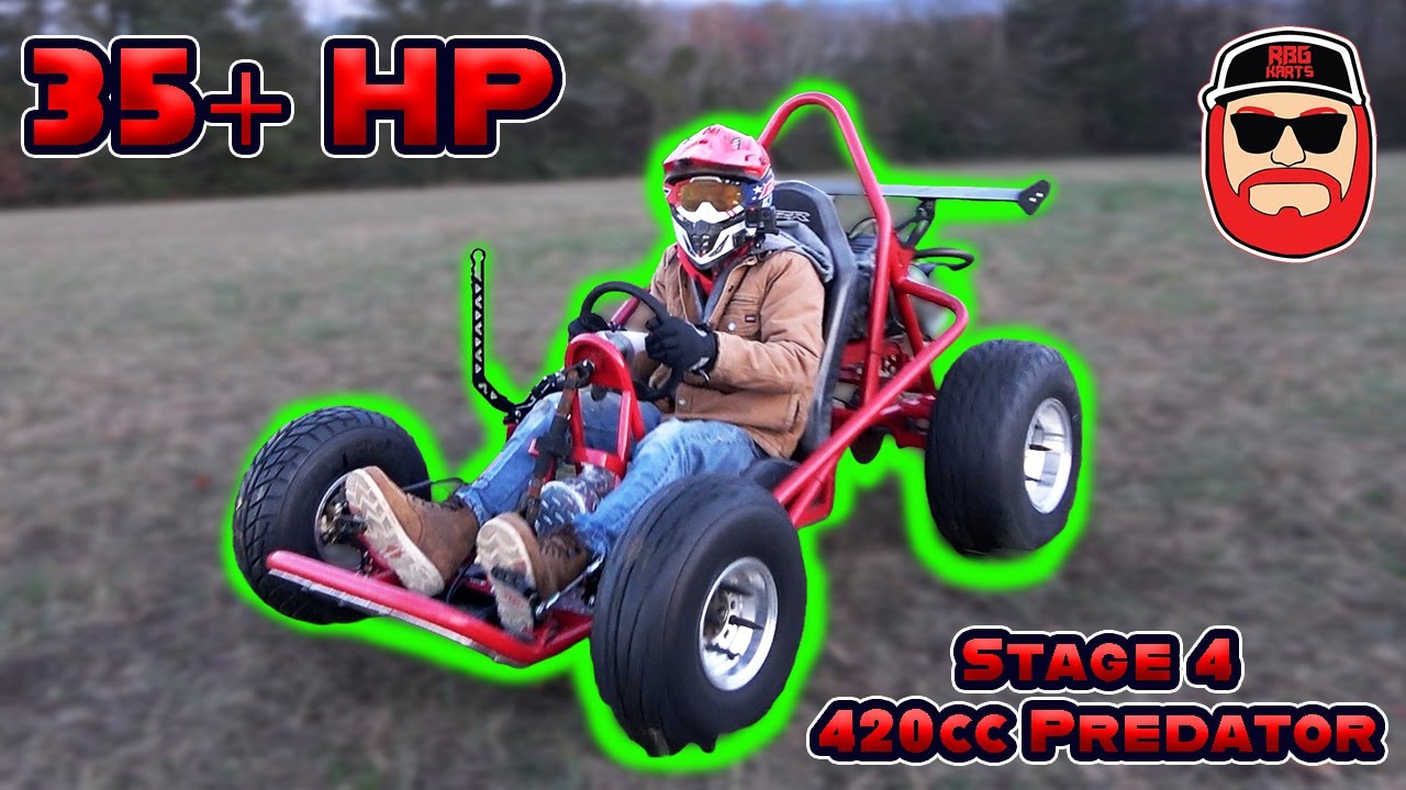 35HP+ Stage 4 420cc Predator Hemi Build - YouTube