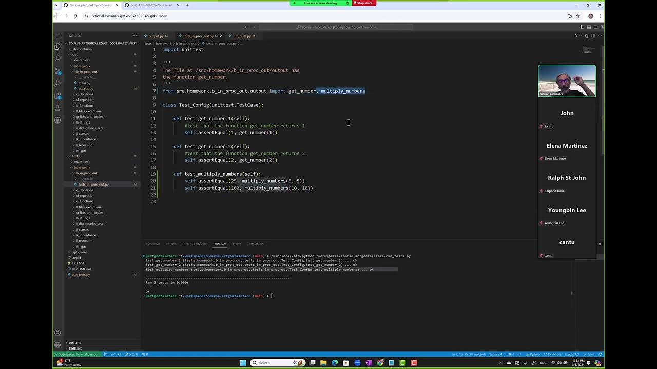 090524 Cosc 1336 Python Chapter 2 Review Youtube