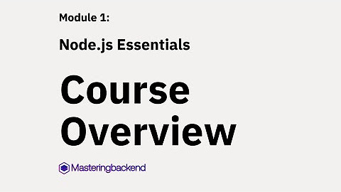 Node.js Essentials - YouTube
