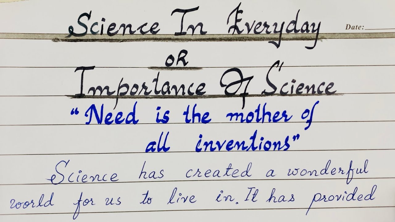 Importance of science Essay In english | Benefits of science Essay ...