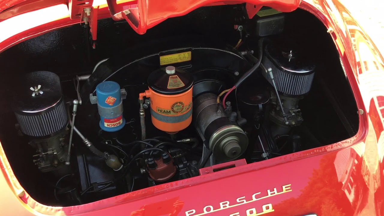Porsche 356A Speedster Engine Start Up #2 - YouTube