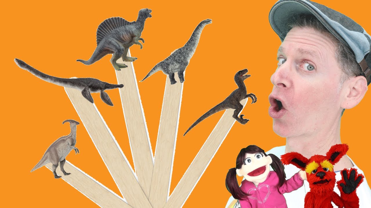Dinosaurs Part 4 | Pop Sticks Song with Matt | Dream English Kids - YouTube