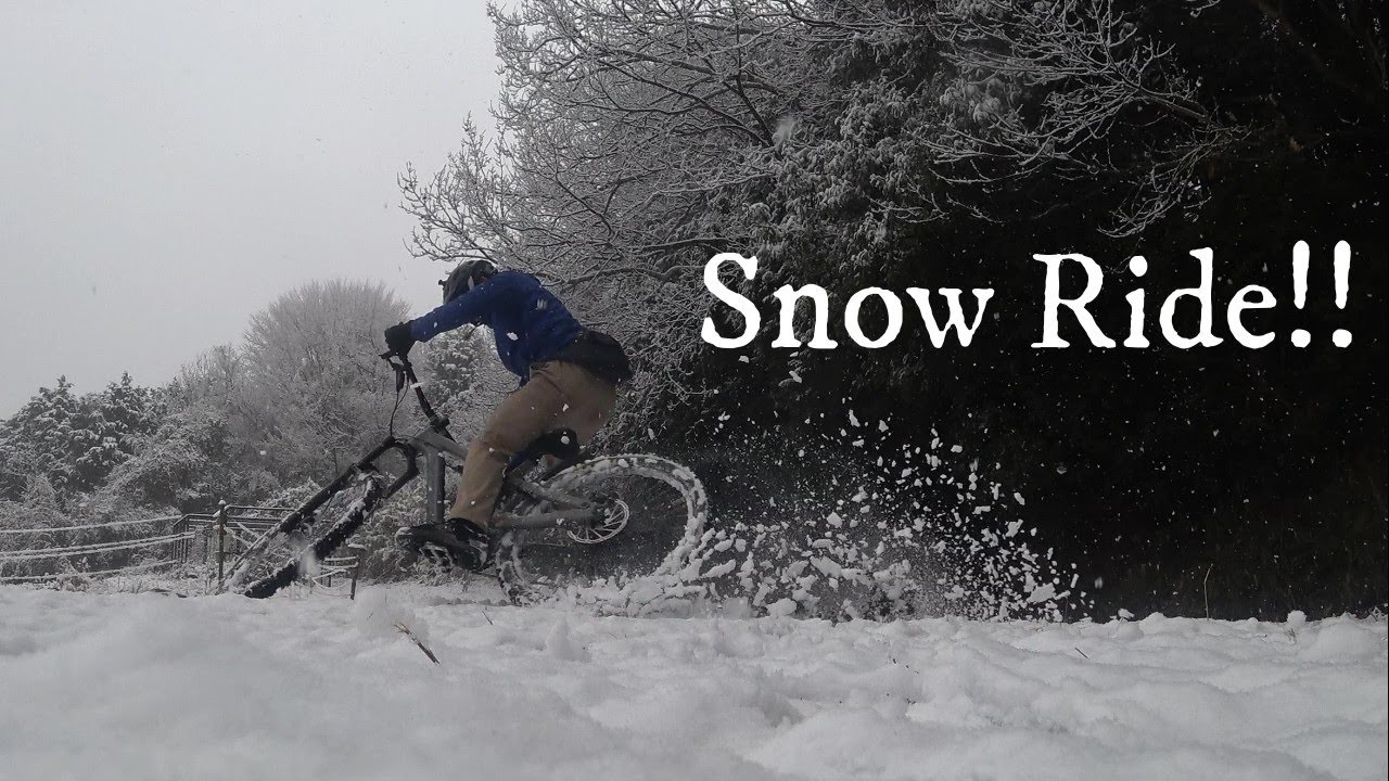 【MTB】Snow Ride!! - YouTube