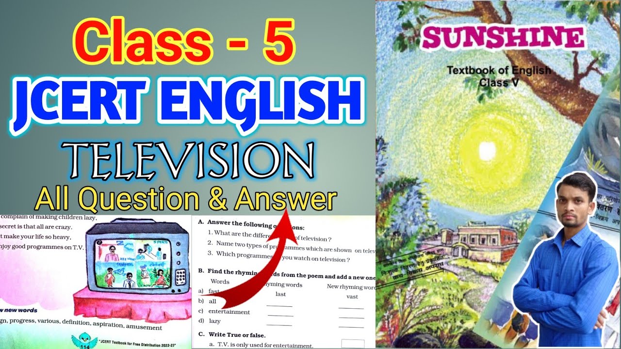 Jcert Class-5 English || TELEVISION || Part-1 All Question And Answer ...