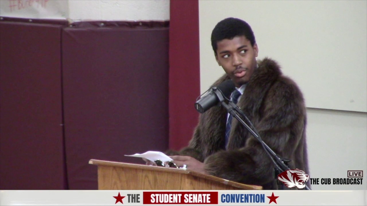 Kaleb Parker Walkup & Speech for Presidential Candidate Kevin Williams ...
