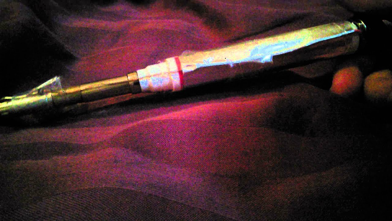 Homemade War Doctor's Sonic Screwdriver - YouTube