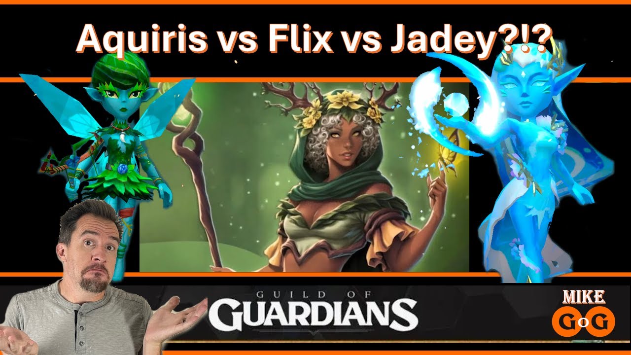 Guild of Guardians: Flix vs Jadey vs Aquiris Who is the BEST?!? - YouTube