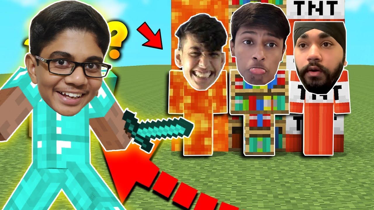 PLAYING HIDE N SEEK WITH MY FRIENDS 😂 WAS TOO FUN IN *MINECRAFT* || FT ...