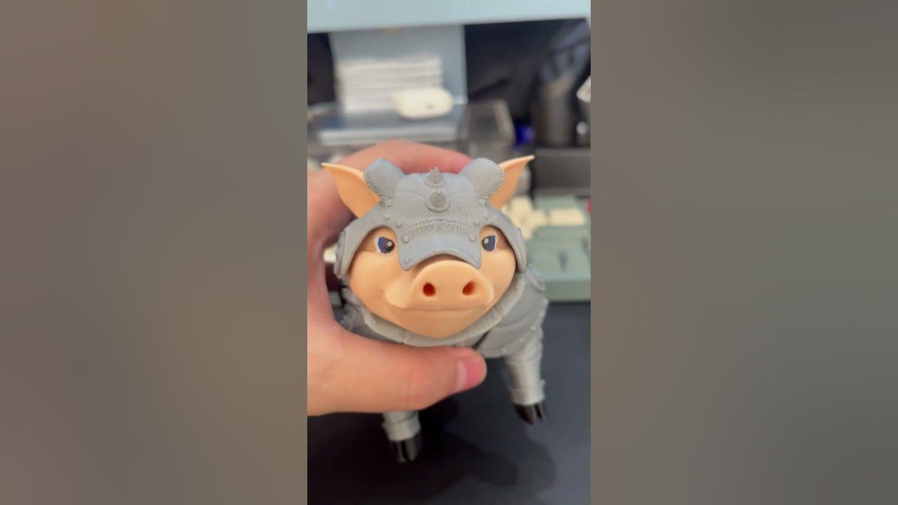 3D Printed piggy bank #3dprinting #3dprinter #piggy - YouTube