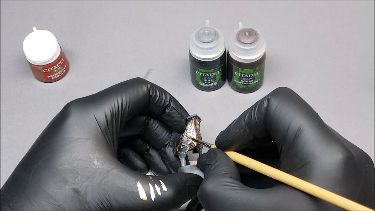 HOW I PAINT CUSTODES GOLD DETAILS - YouTube