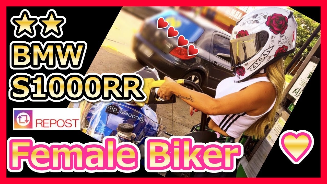 Hot Biker Girls Bmw S1000rr【female Biker】girls On Motorcycles Ep 55
