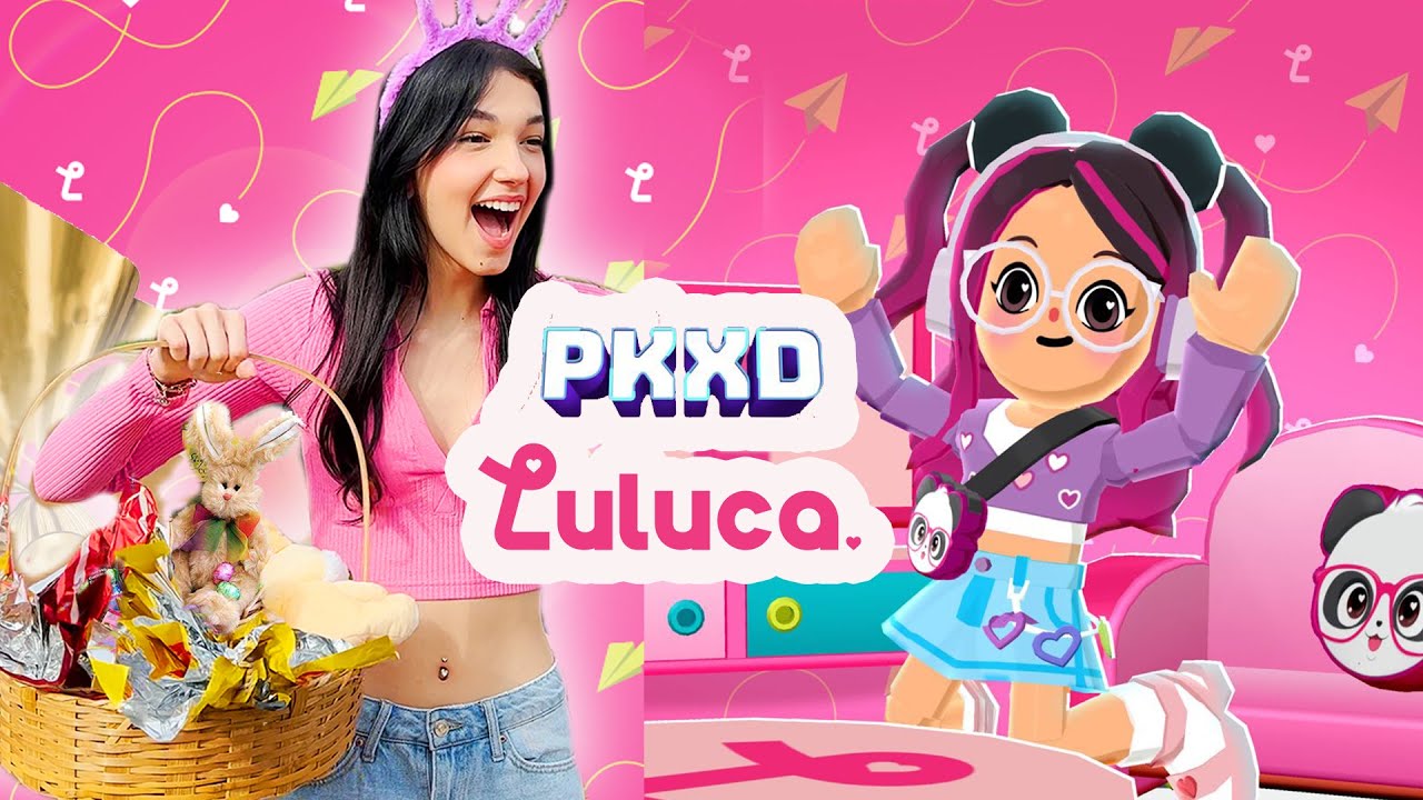 LULUCA na CAÇA aos OVOS DE PÁSCOA no PKXD | Luluca Games - YouTube