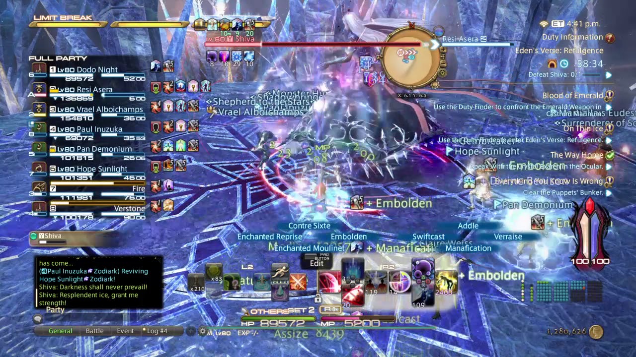 FF14 Eden Shiva - YouTube