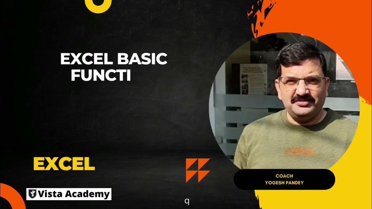 Excel Basic Functions: SUM, AVERAGE, IF, MAX, MIN, Nested IF - YouTube