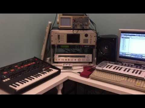 Atari ST with Cubase MIDI sequencer, Akai S5000 sampler and Korg Arp Odyssey - SIMPLETHINGSTOYS ...