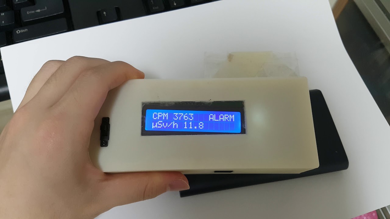 Thorium gas mantle - YouTube