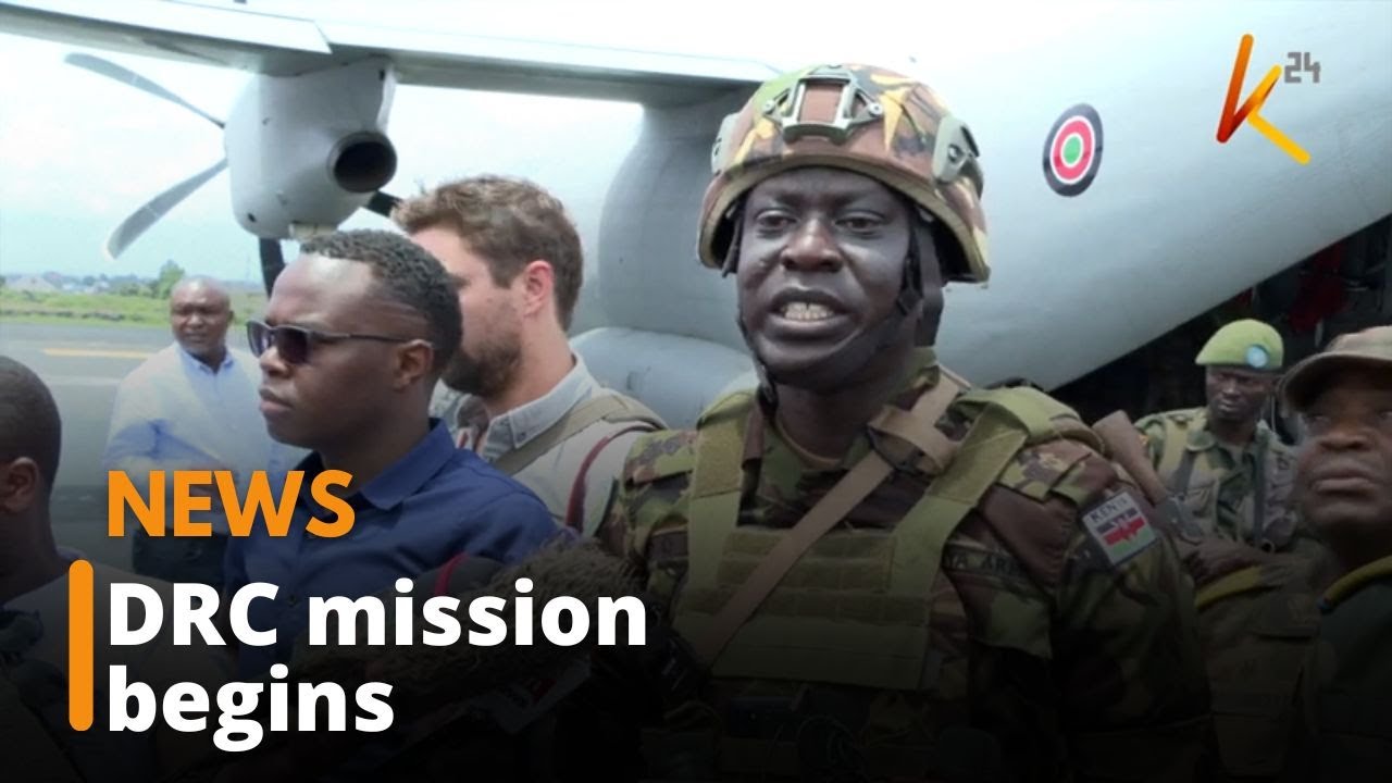 903 KDF soldiers now in DRC as peace mission begins - YouTube