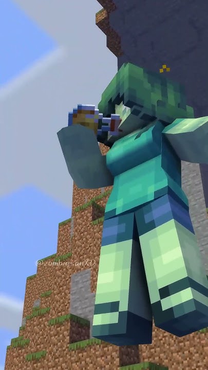 Minecraft Zombie Girl Falling Minecraft Animation Youtube