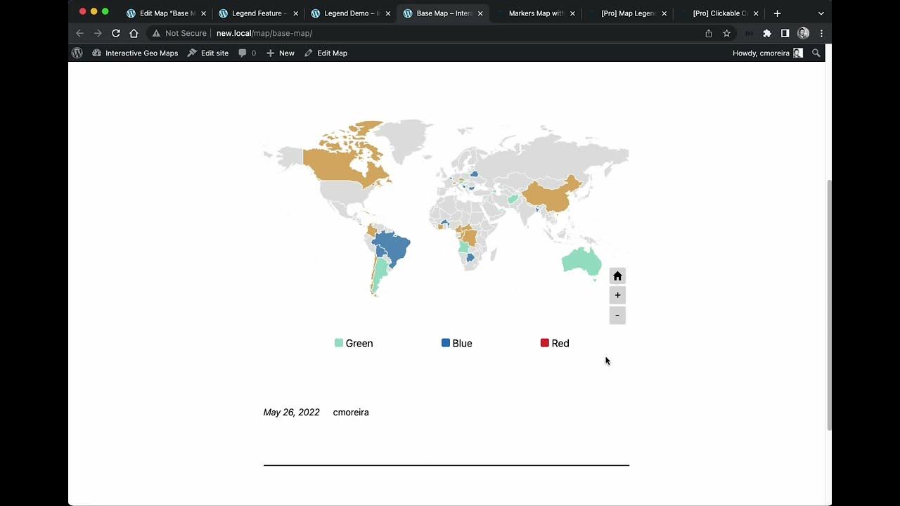Creating an Interactive Legend for Your Map With Interactive Geo Maps WordPress Plugin - YouTube