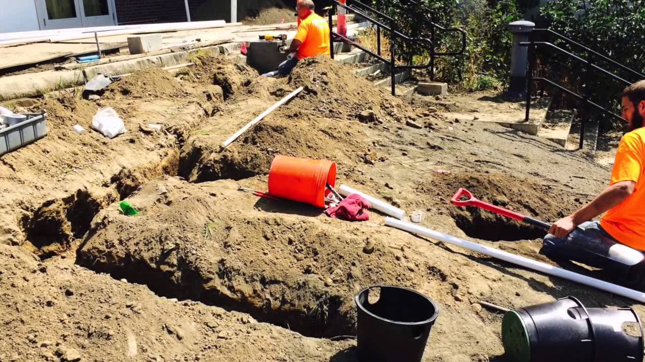 Before and after awesome transformation of this commercial irrigation ...