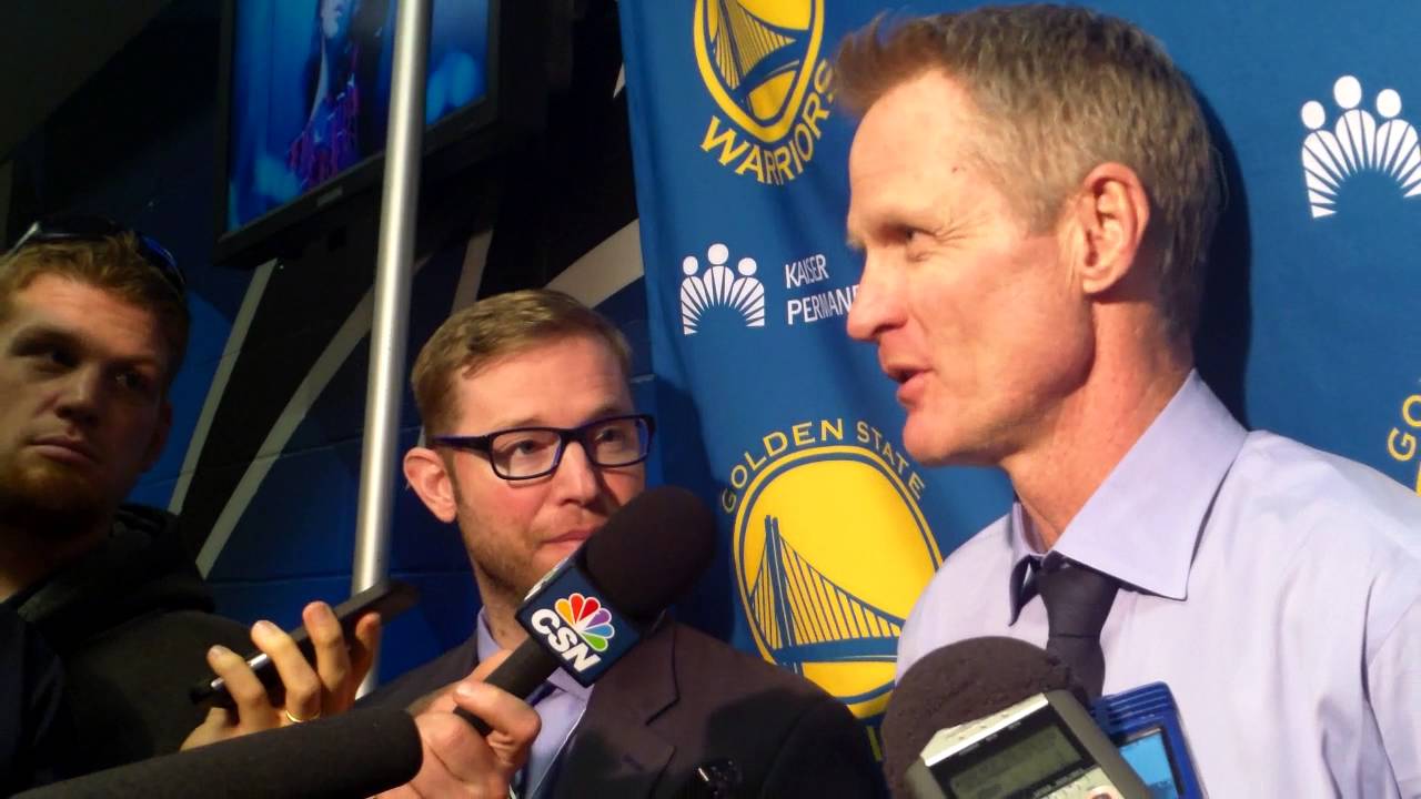 Warriors HC Steve Kerr Postgame at Magic - YouTube