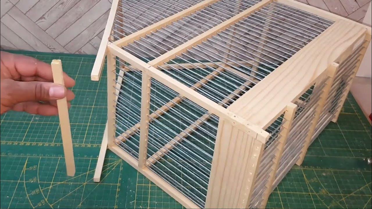 Cómo hacer una jaula de pájaros maravillosa y distintiva, con todos los detalles - YouTube