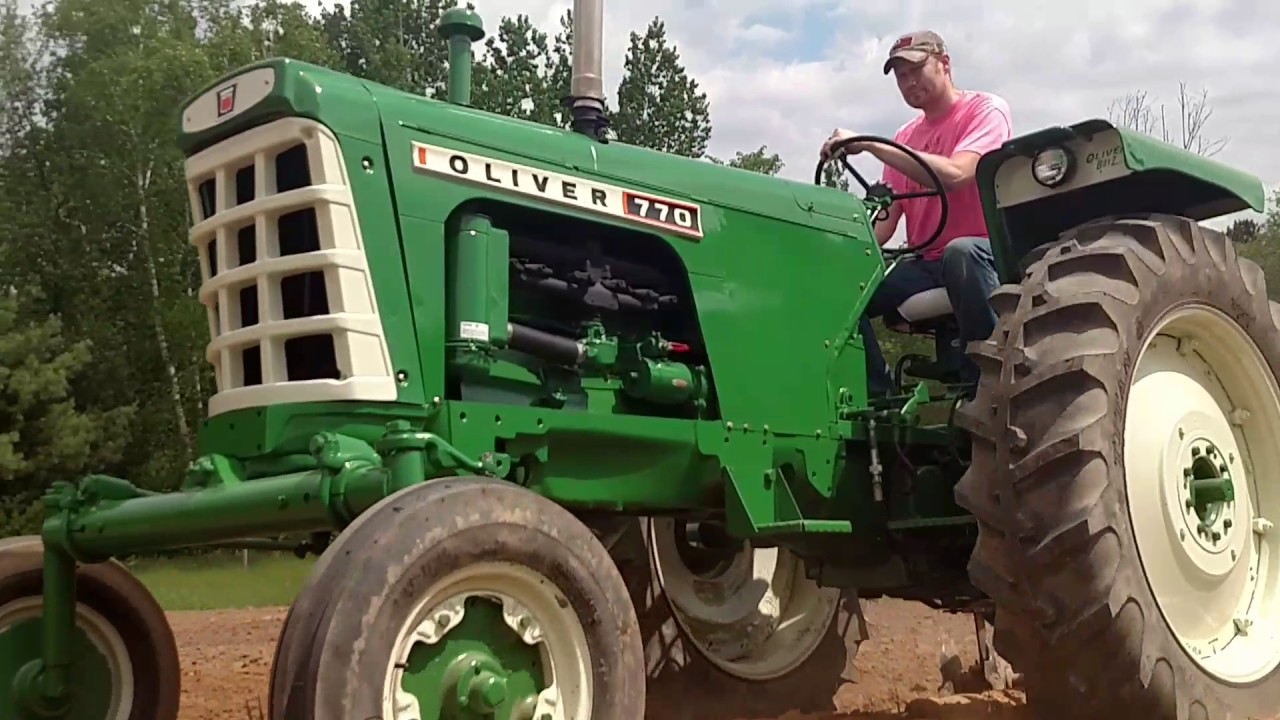 Jesse's turn Disking with the Oliver 770 - YouTube