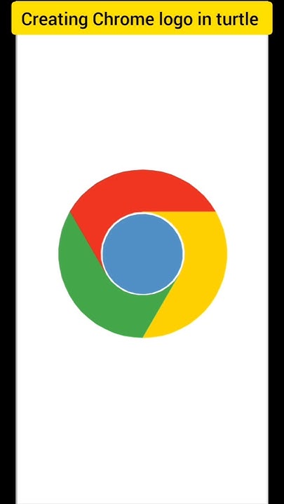Creating Chrome logo in python 🐢. - YouTube