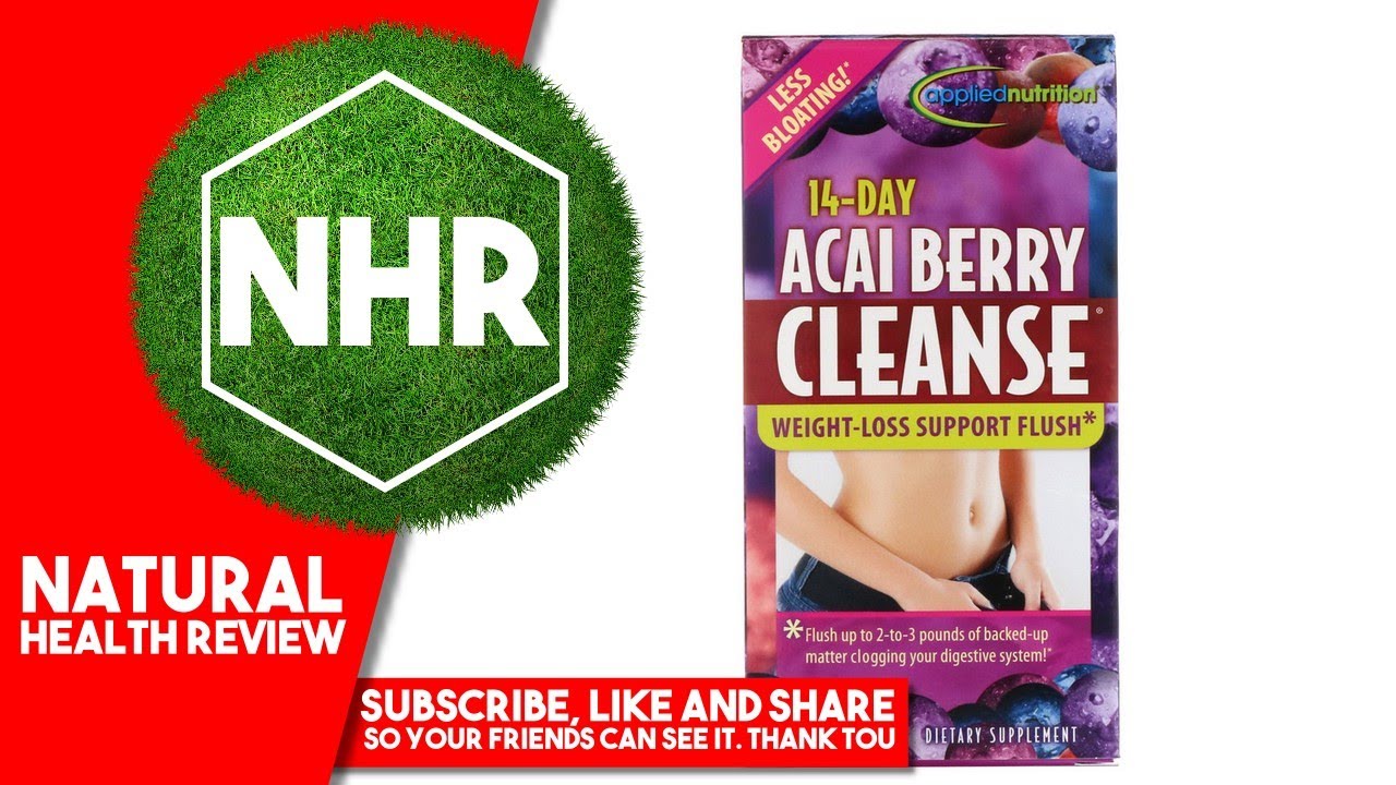 appliednutrition, 14-Day Acai Berry Cleanse, 56 Tablets - YouTube