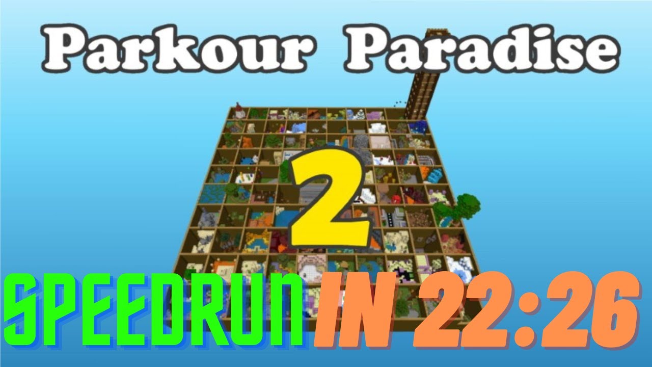 Parkour Paradise 2 Speedrun in 22:26 - YouTube