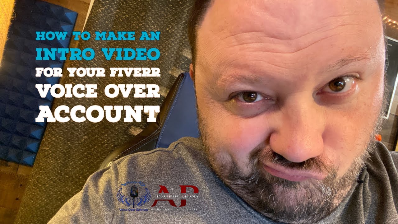 How To Make An Intro Video For Your Fiverr Voice Over Account - YouTube