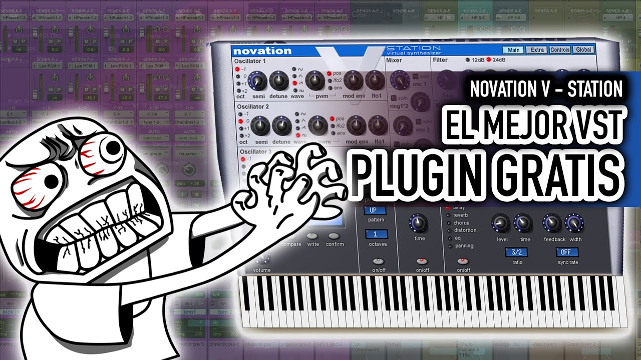 WHAAAT? 🤯 Este "SYNTH PODEROSO" está GRATIS | NOVATION V-STATION # ...