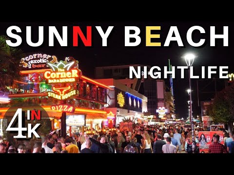 Sunny Beach Nightlife, Friday Night Walking Tour, Top Bars Nightclubs, Tourists are back in Bulgaria