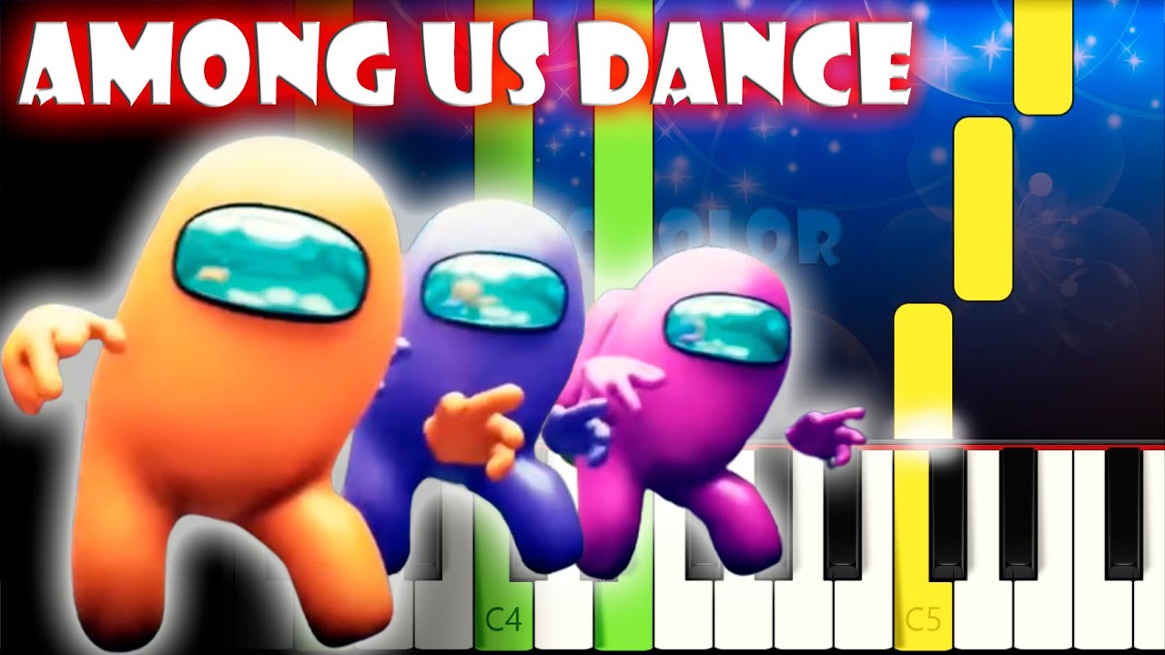 Among Us Dance | Piano Tutorial | Cover - YouTube