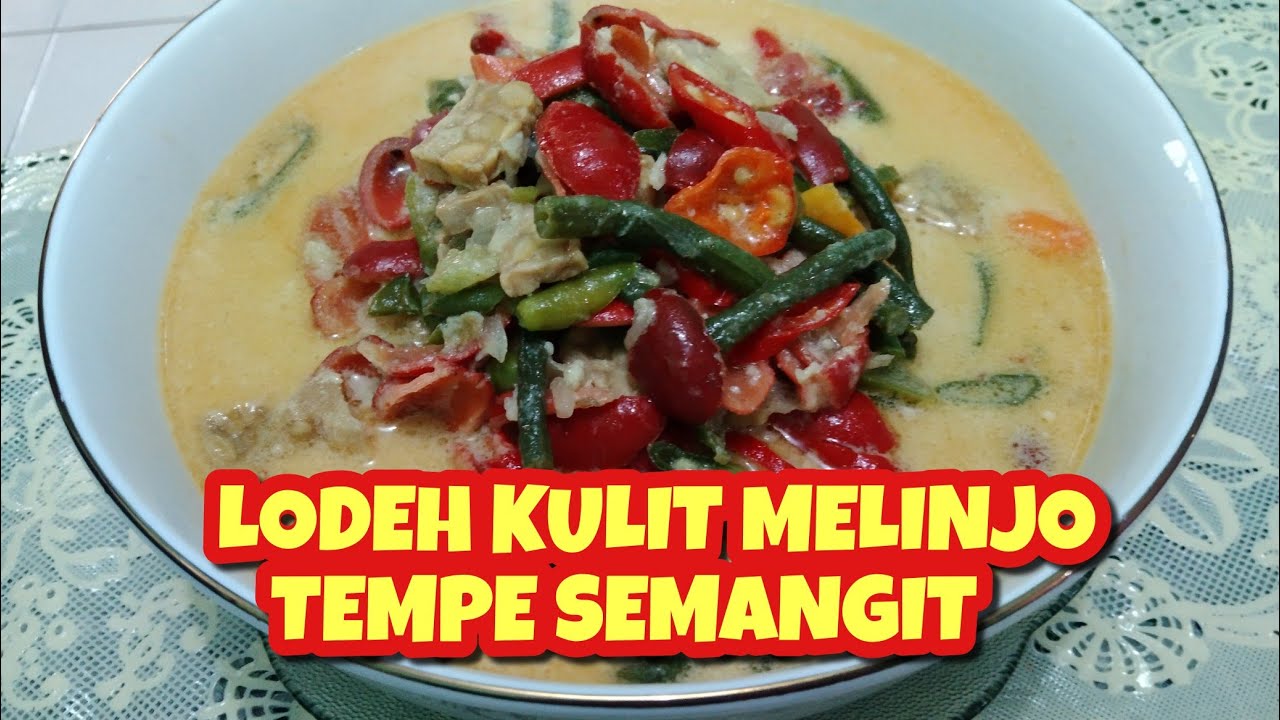 # 83 || Resep Sayur Lodeh Kulit Melinjo Tempe Semangit yang enak ...