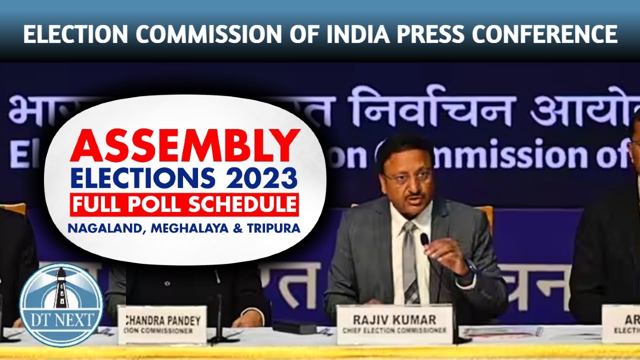 EC announces NE assembly poll dates | Dt Next - YouTube