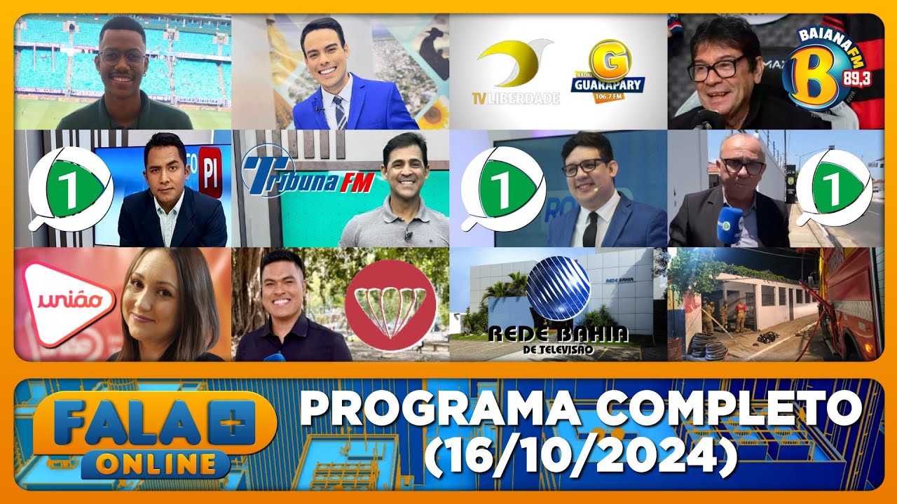 Assista ao 'Fala Mais Online' desta quarta-feira (16/10/2024) - YouTube