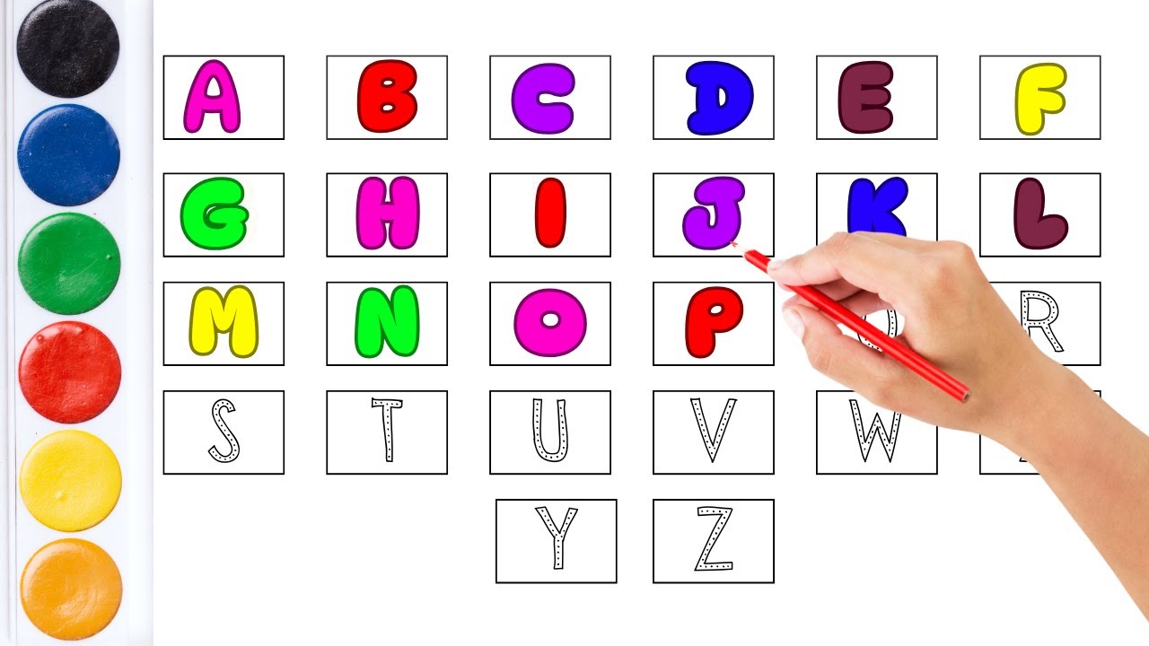 Write English letter 1 to 100 with dotted letters,Learn abcd alphabet ...