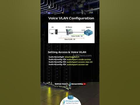 Voice VLAN Configuration | Cisco Voice VLANs | Free CCNA 200-301 | IPCisco.com - YouTube