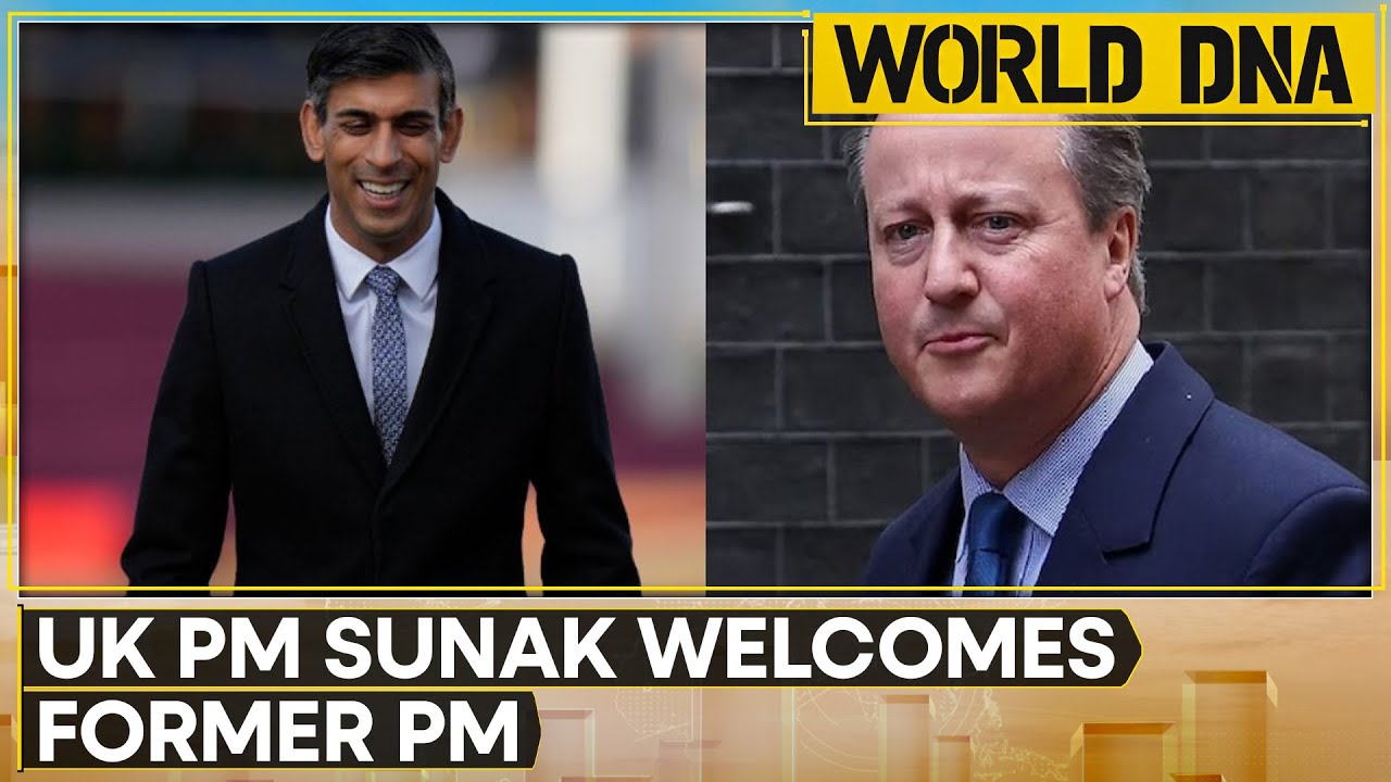 UK PM Rishi Sunak welcomes David Cameron in his speech as UK cabinet ...