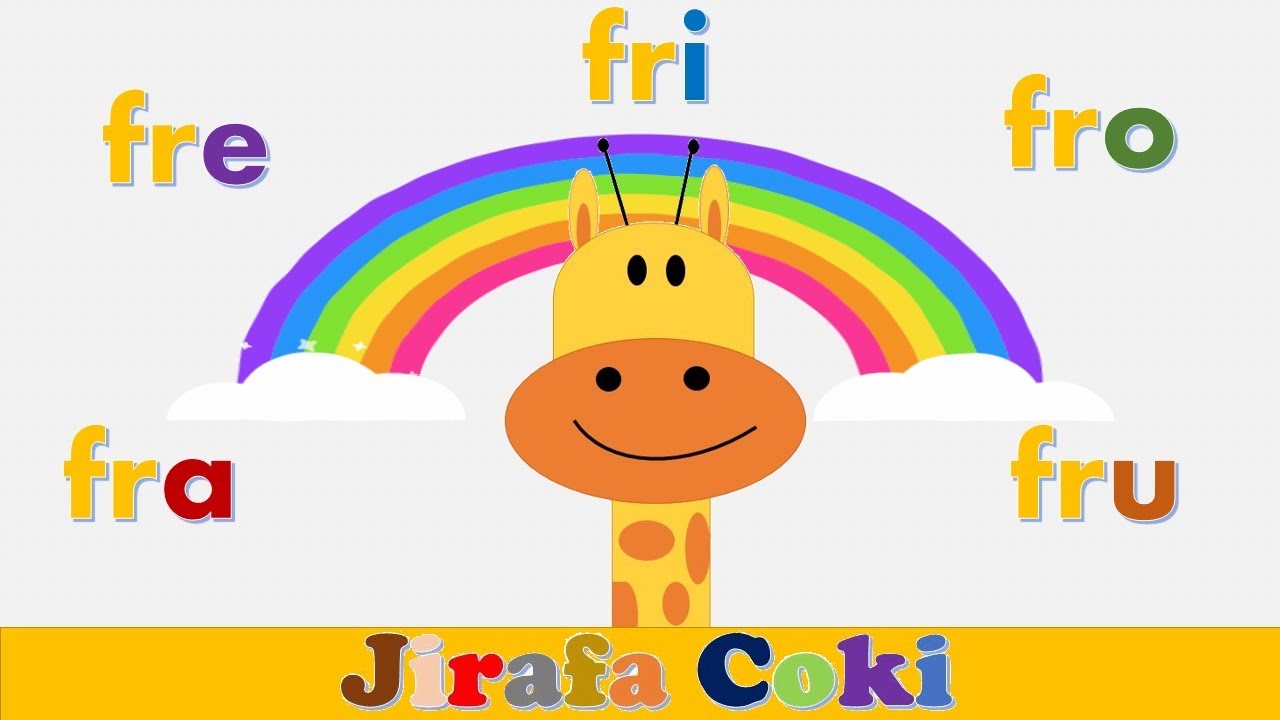 Sílabas fra fre fri fro fru – La Jirafa Coki ☺ videos educativos para ...