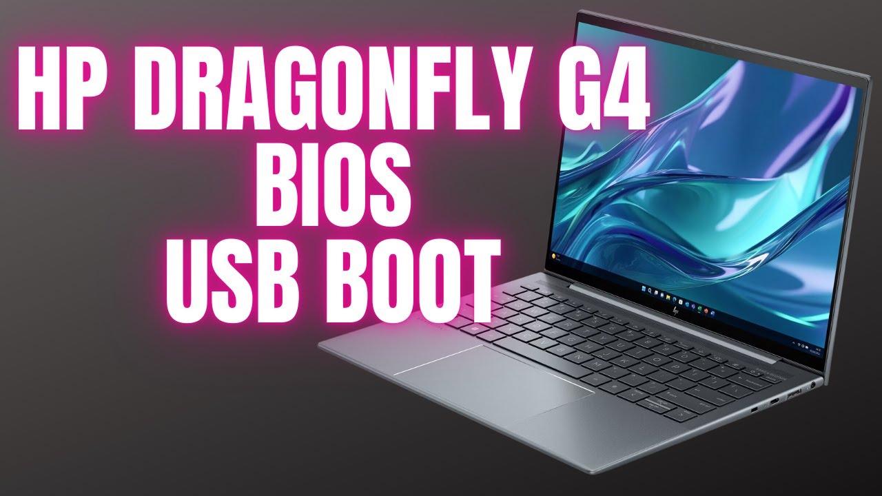 HP Dragonfly 13.3 G4 Laptop: Complete BIOS & USB Boot Guide - YouTube