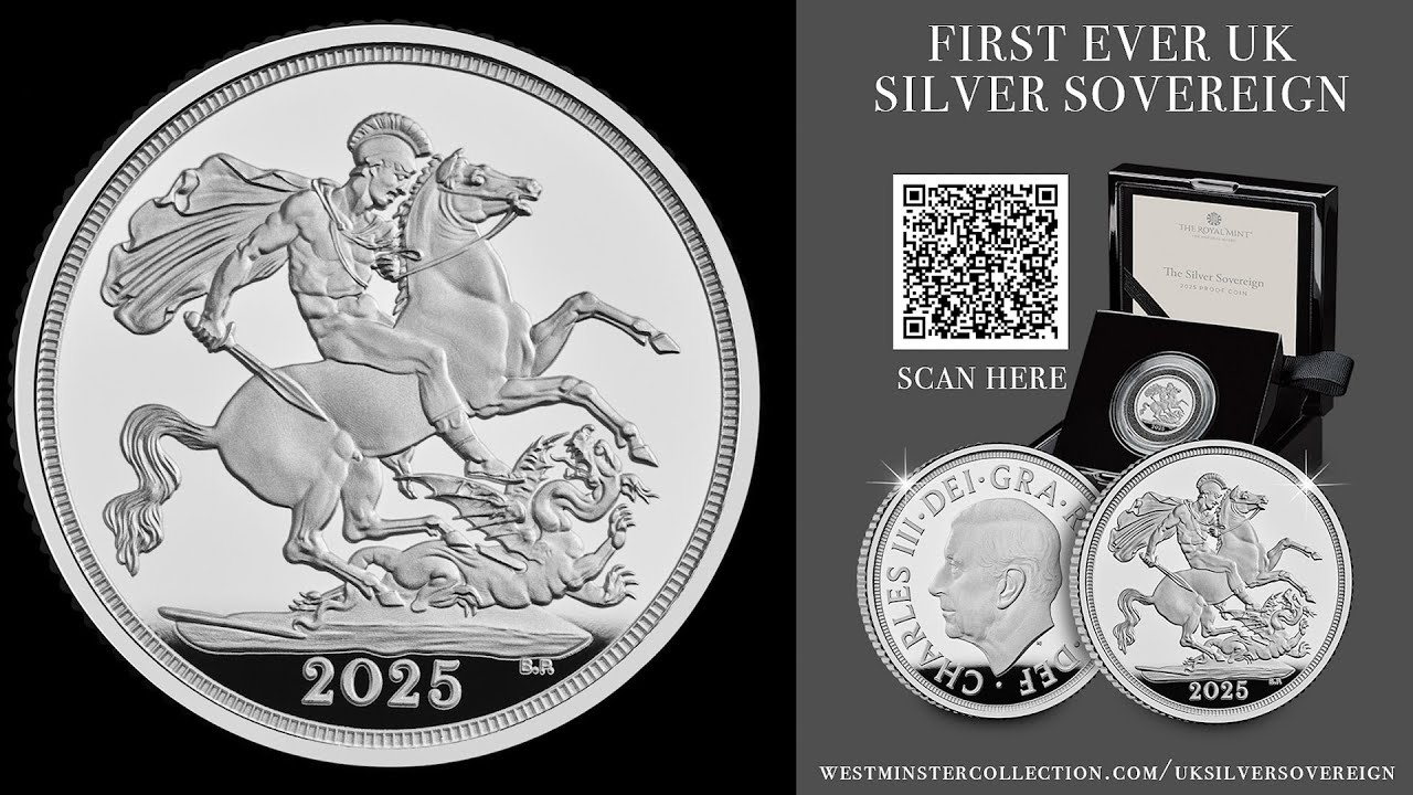 The UK’s FIRST-EVER Silver Sovereign - YouTube